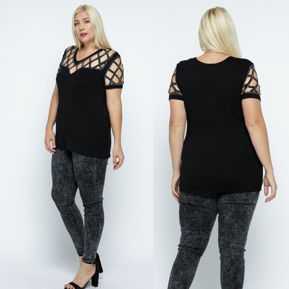 Vocal | Tops | Shine Bright Like A Diamond Laser Cut Top | Poshmark